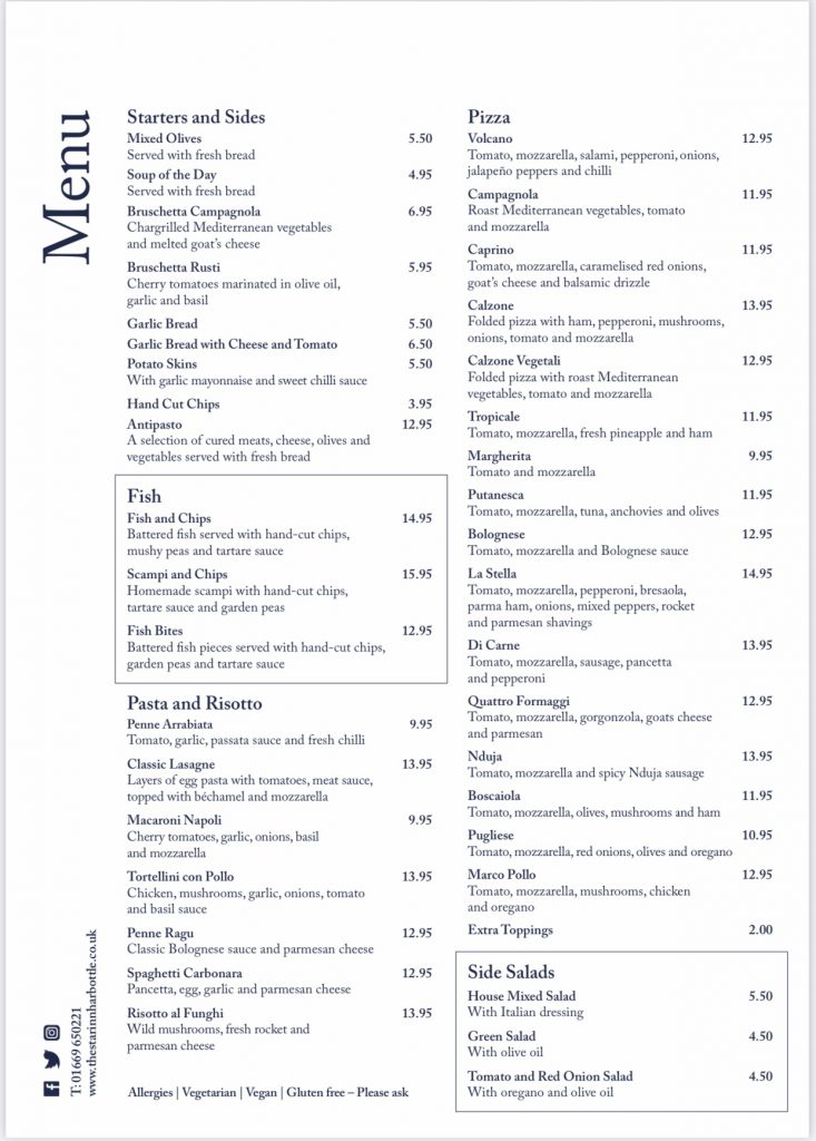 Freshly cooked pizza in Harbottle near Rothbury | The Star Inn